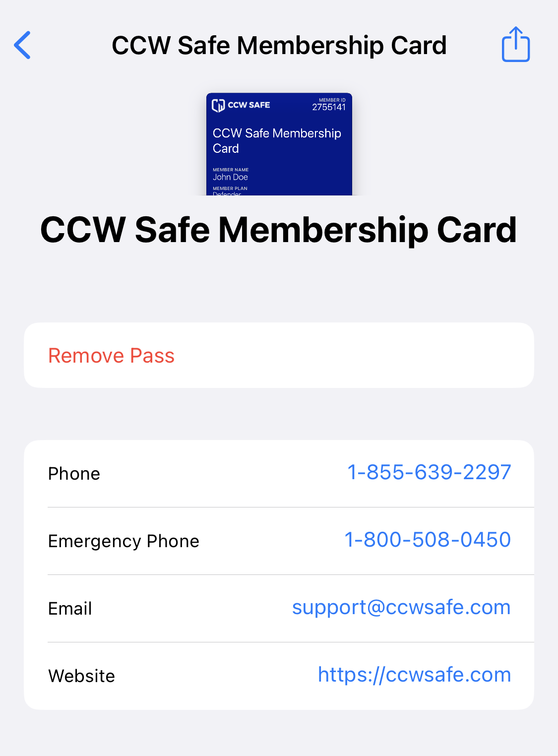How do I download my digital membership card to my iPhone? – CCWSafe
